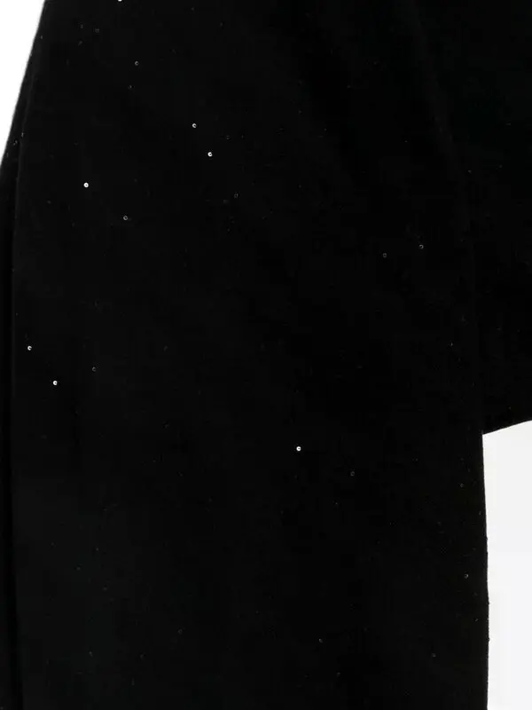 Antonelli Firenze Sequin-embellished Scarf - Black