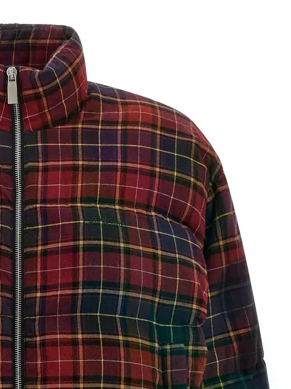 Off-White Arrow Checked Bomber Jacket