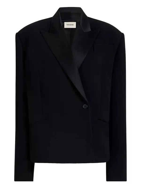 Khaite Notched Lapel Single-button Jacket