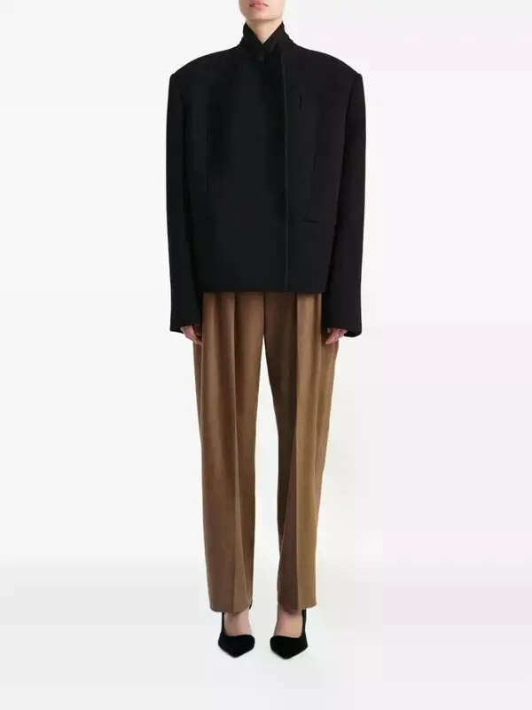 Khaite Notched Lapel Single-button Jacket