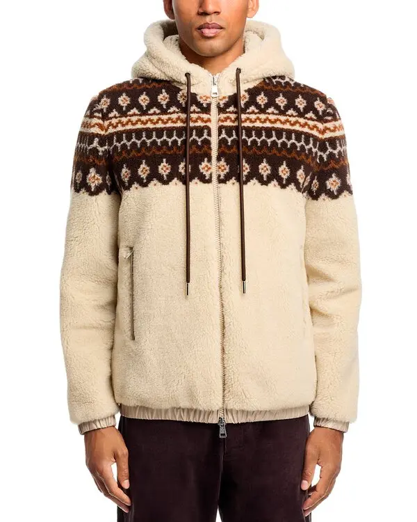 Moncler Jacquard Hooded Jacket