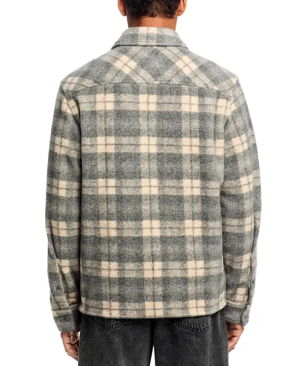 Moncler Camica Tartan Shirt Jacket - Light Grey Check