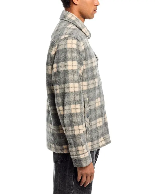 Moncler Camica Tartan Shirt Jacket - Light Grey Check
