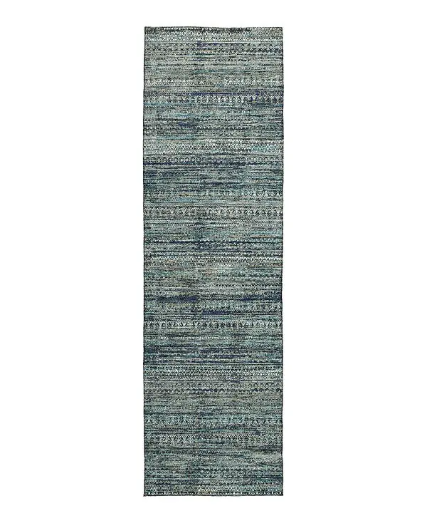 DALYN RUG COMPANY Solace Washable Sl3 Runner Area Rug 2'3 X 7'6 - Blue