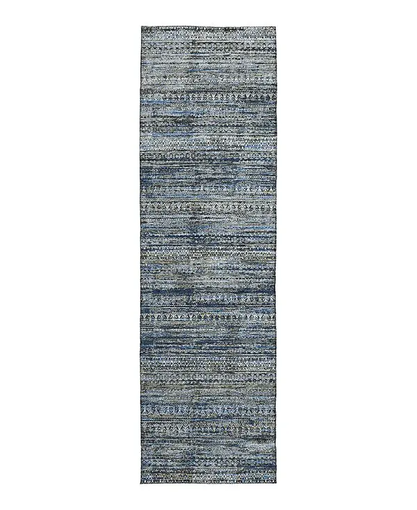 DALYN RUG COMPANY Solace Washable Sl3 Runner Area Rug 2'3 X 7'6 - Indigo