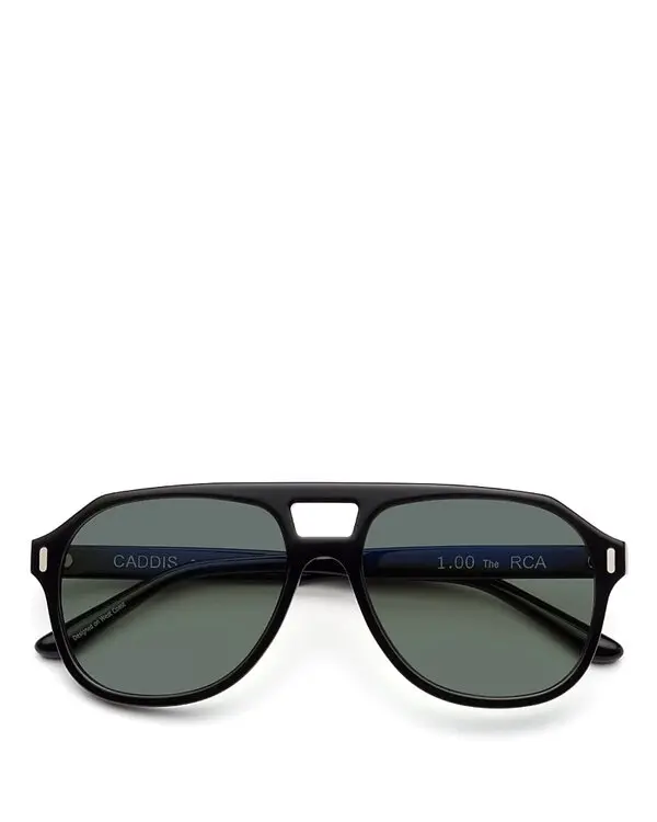 CADDIS Root Cause Analysis Polarized Sunglasses, 56 Mm - Gloss Black - Polarized Gray