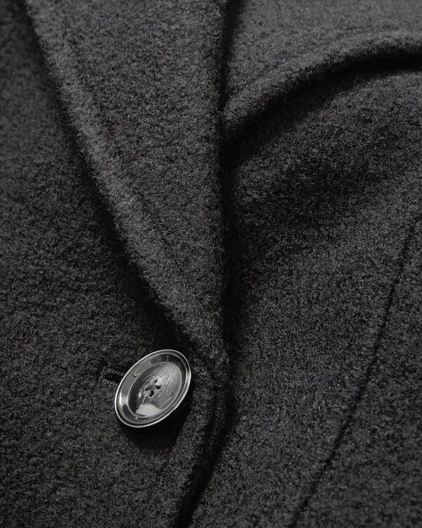 Veronica Beard Duran Wool Coat - Black