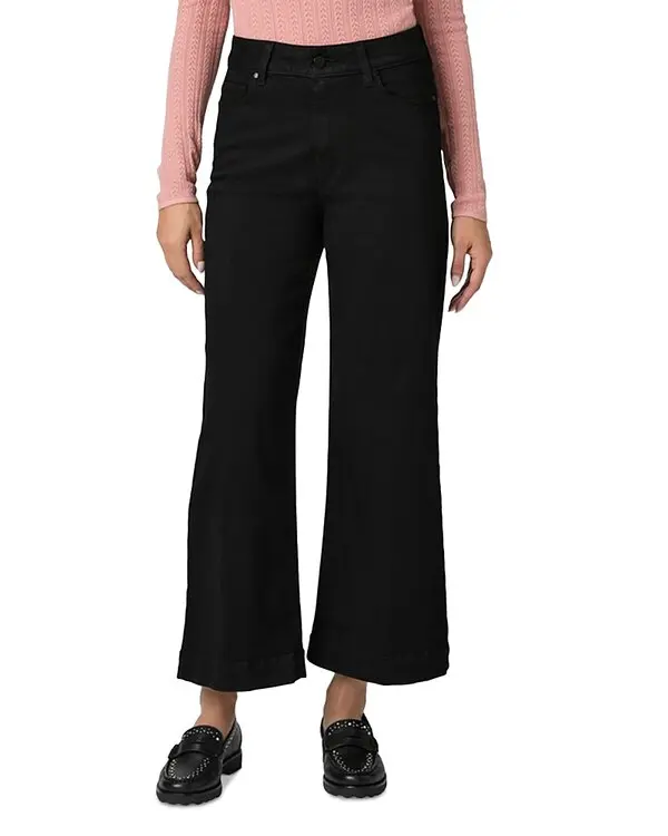 Paige Anessa Petite High Rise Wide Leg Jeans