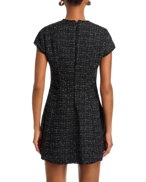 French Connection Speckled Tweed Mini Dress