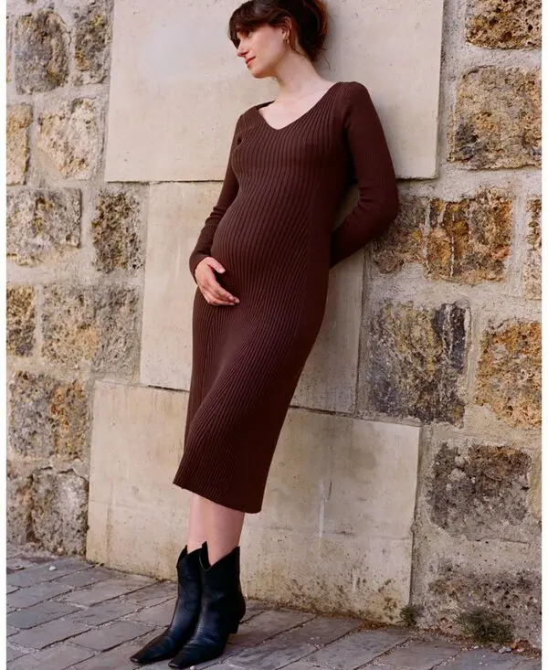 Hatch Collection Dasha Maternity Sweater Dress