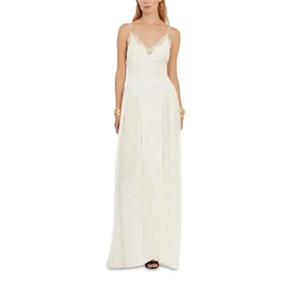 ROTATE BY BIRGER CHRISTENSEN Satin Lace Dress