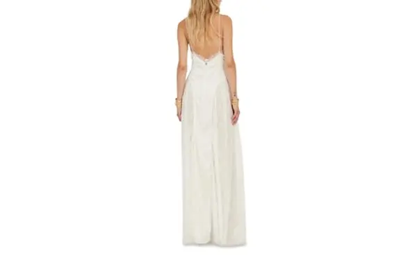 ROTATE BY BIRGER CHRISTENSEN Satin Lace Dress