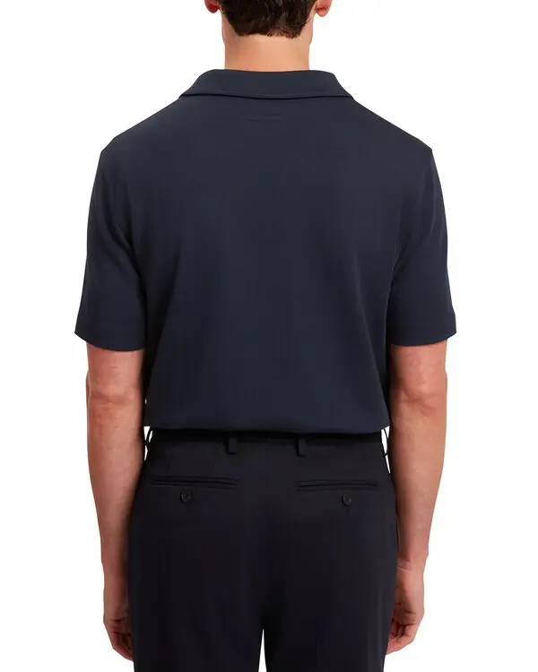 Ted Baker London Danlibe Short Sleeve Argyle Button Through Jersey Shirt