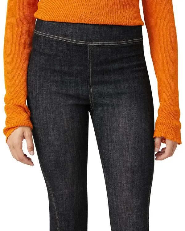 Hue Crosshatch High Rise Bootcut Jeans