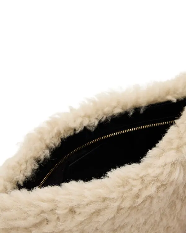 ALLSAINTS Bettina Shearling Clutch