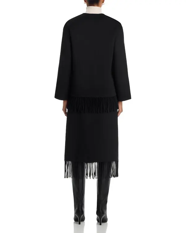 Rails Oliver Fringe Trim Midi Skirt