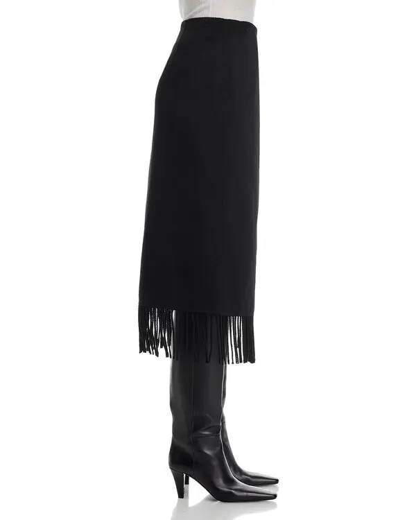 Rails Oliver Fringe Trim Midi Skirt