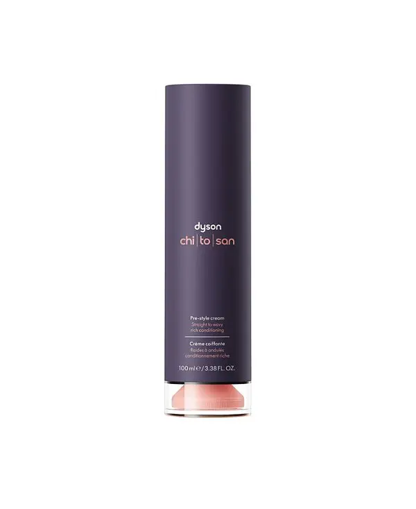 DYSON Chitosan Pre-style Cream, Straight To Wavy, Rich Conditioning, 100ml - No Color