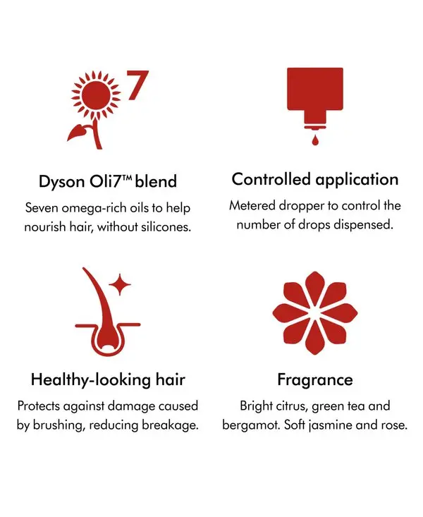 DYSON Omega Hydrating Hair Oil, 30ml - Clear