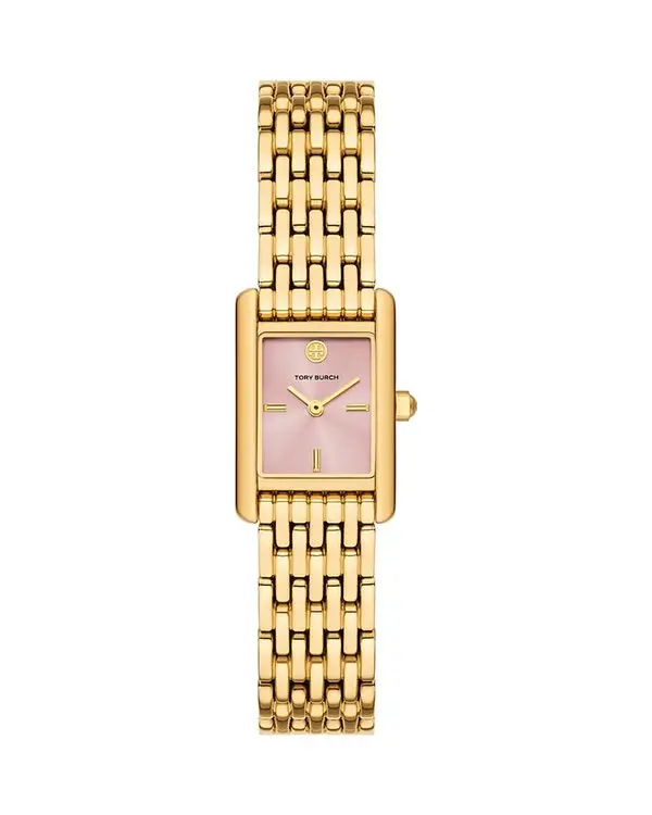 Tory Burch The Eleanor Small Watch, 19mm X 28mm - Pink/gold