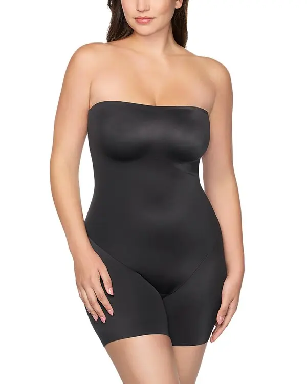 TC FINE INTIMATES Strapless Shaping Bodysuit - Black