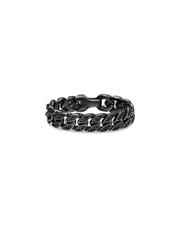 David Yurman Curb Chain Bracelet - Black
