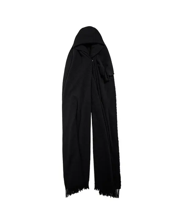 Balenciaga Oversized Scarf - Black
