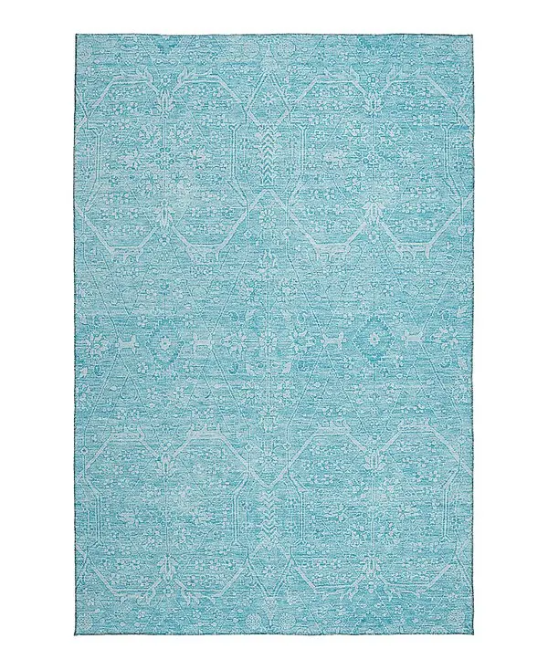 DALYN RUG COMPANY Solace Washable Sl12 Area Rug 5'0 X 7'6 - Blue