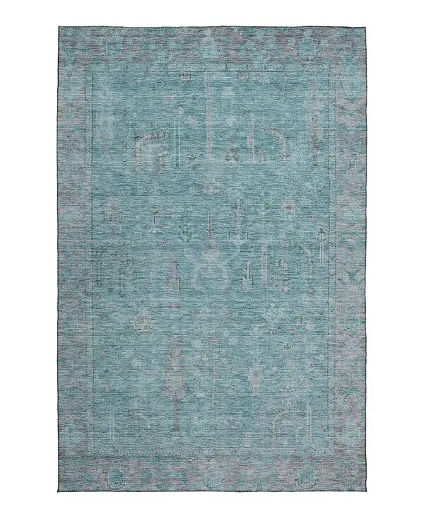 DALYN RUG COMPANY Solace Washable Sl11 Area Rug 5'0 X 7'6 - Blue