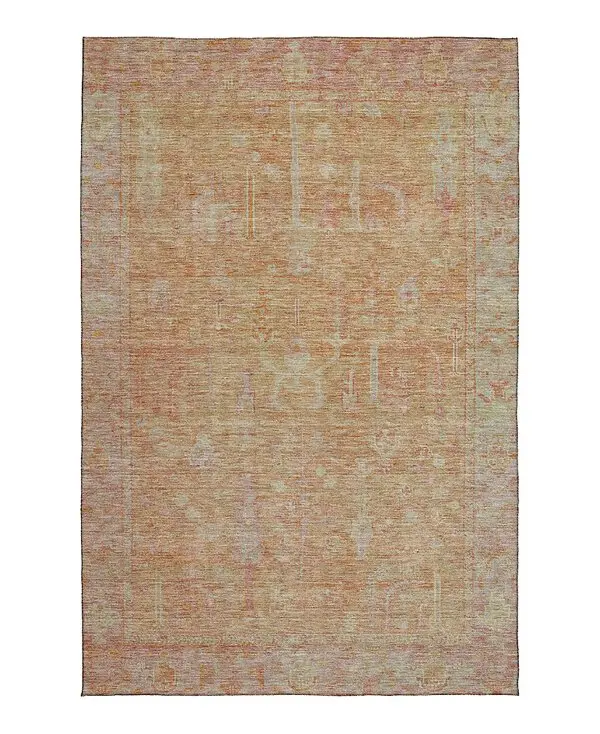 DALYN RUG COMPANY Solace Washable Sl11 Area Rug 10'0 X 14'0 - Orange