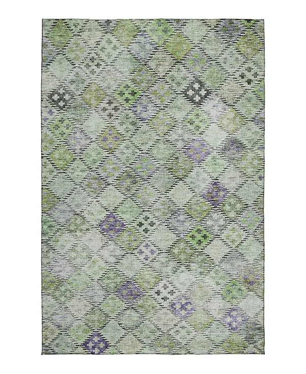 DALYN RUG COMPANY Solace Washable Sl6 Area Rug 8'10 X 10'0 - Green