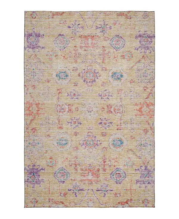 DALYN RUG COMPANY Solace Washable Sl10 Area Rug 3'0 X 5'0 - Orange