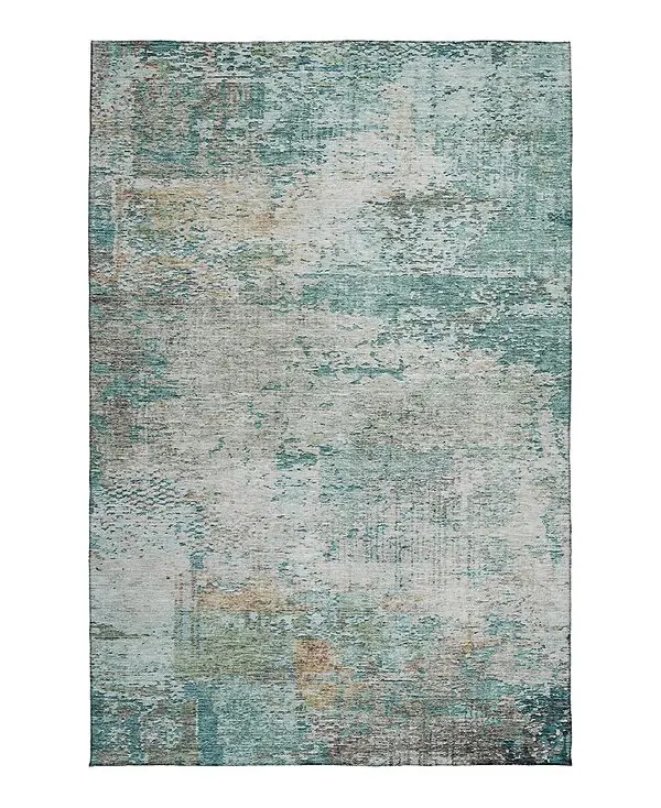 DALYN RUG COMPANY Solace Washable Sl5 Area Rug 9'0 X 12'0 - Blue