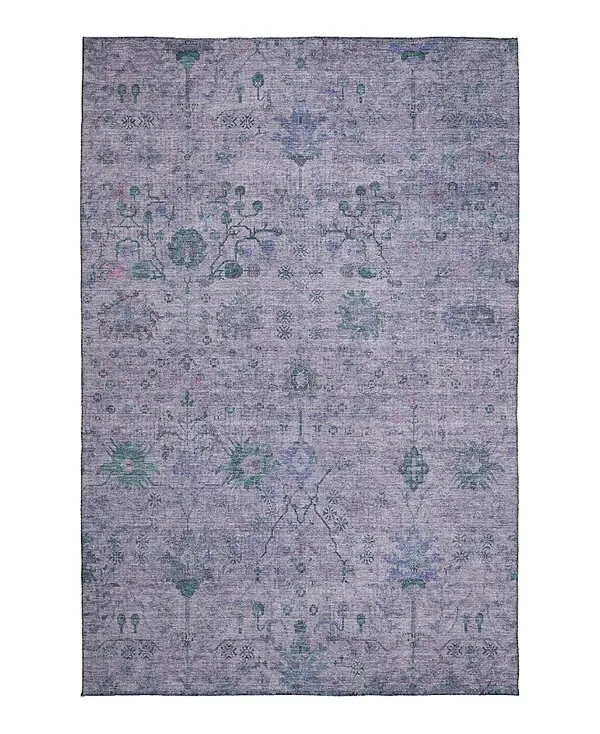 DALYN RUG COMPANY Solace Washable Sl4 Area Rug 5'0 X 7'6 - Purple