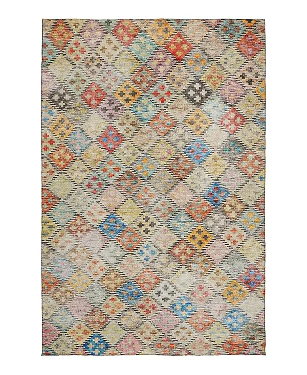 DALYN RUG COMPANY Solace Washable Sl6 Area Rug 9'0 X 12'0 - Orange