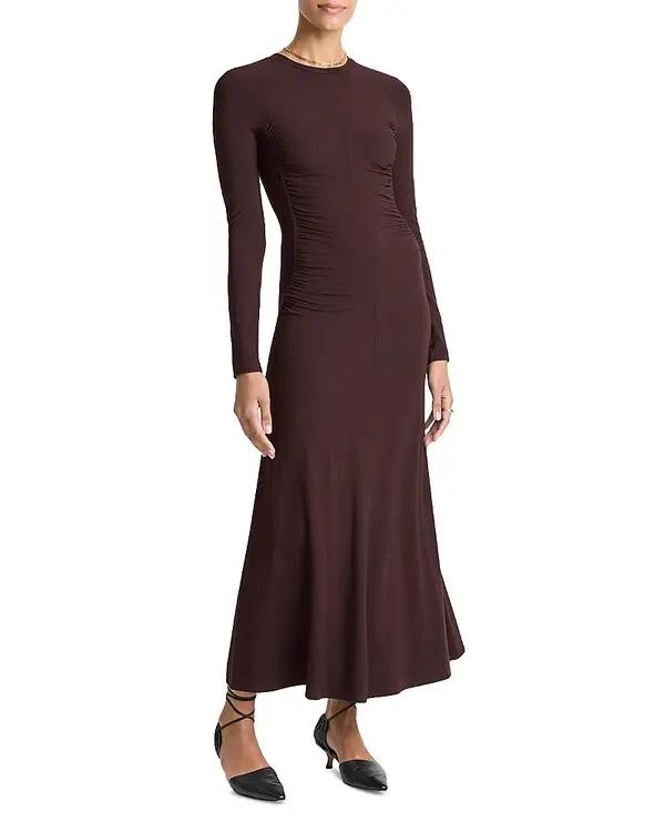 chinese dress ladies CRAVE BATWING MAXI | FIG | THIRD FORM | Women's Australian Fashion — THIRD  FORM main image 0