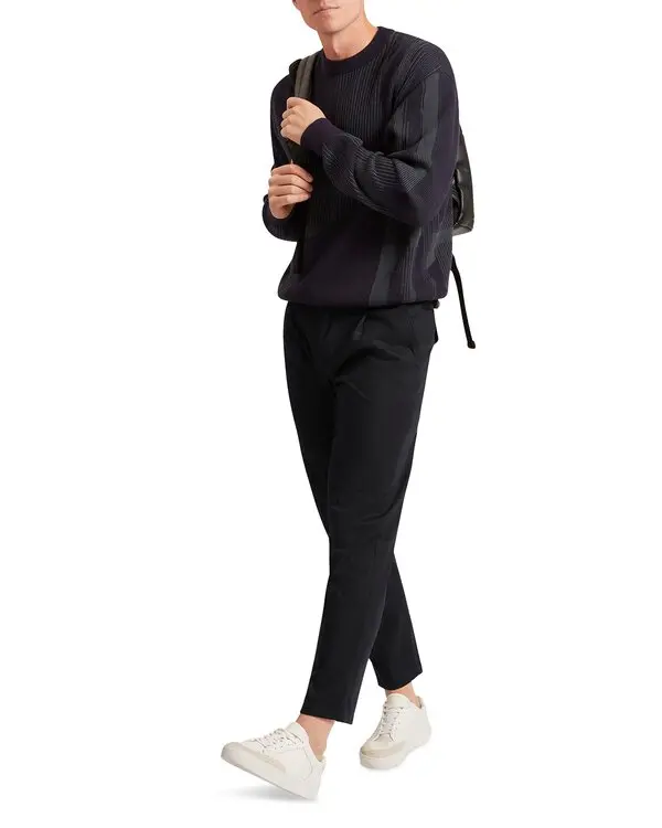Ted Baker London Abstract Crewneck Sweater - Navy