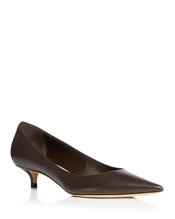 JIMMY CHOO Amelia Pointed-toe Pumps - Chocolate