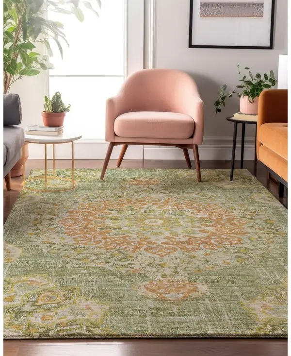 DALYN RUG COMPANY Tabrook Washable Tb11 Area Rug 10'0 X 14'0 - Green