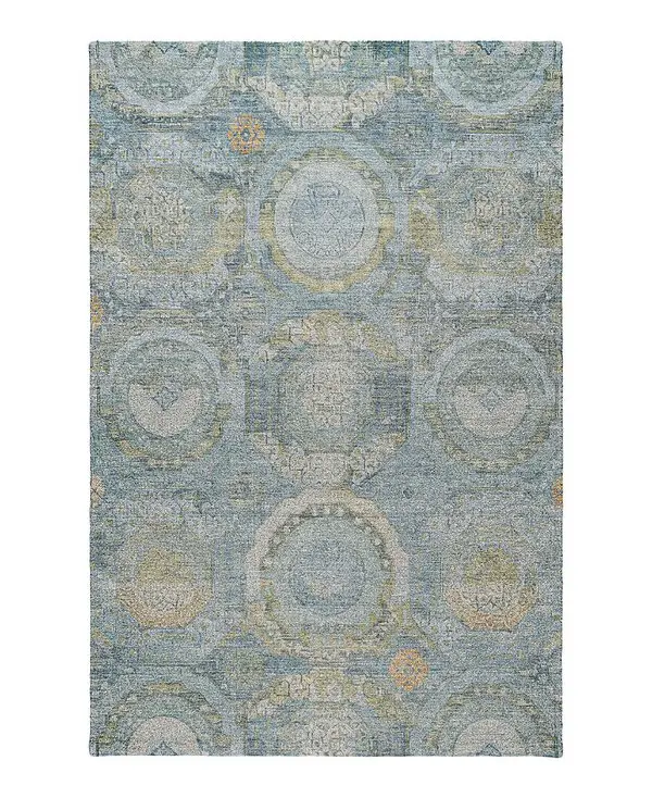 DALYN RUG COMPANY Tabrook Washable Tb14 Area Rug 9'0 X 12'0 - Blue