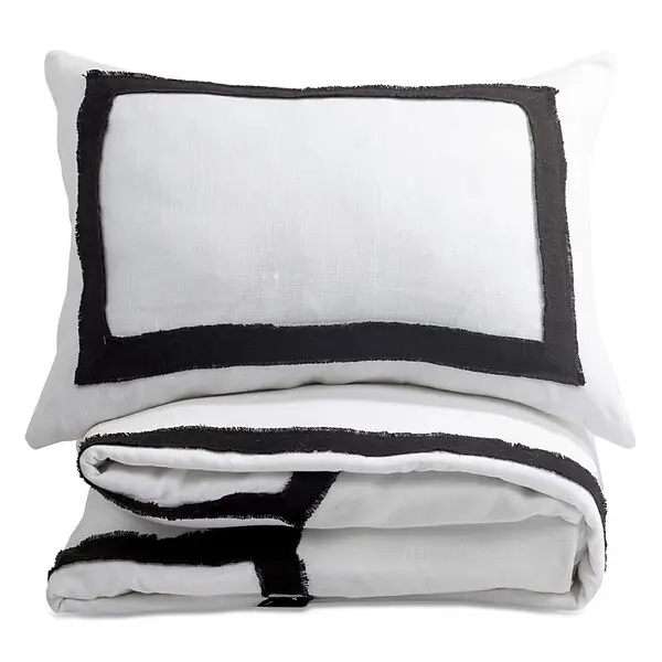 AMITY HOME Brady Duvet Cover, Queen - Ivory