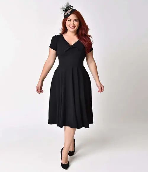 Unique Vintage Swing A-line Dress