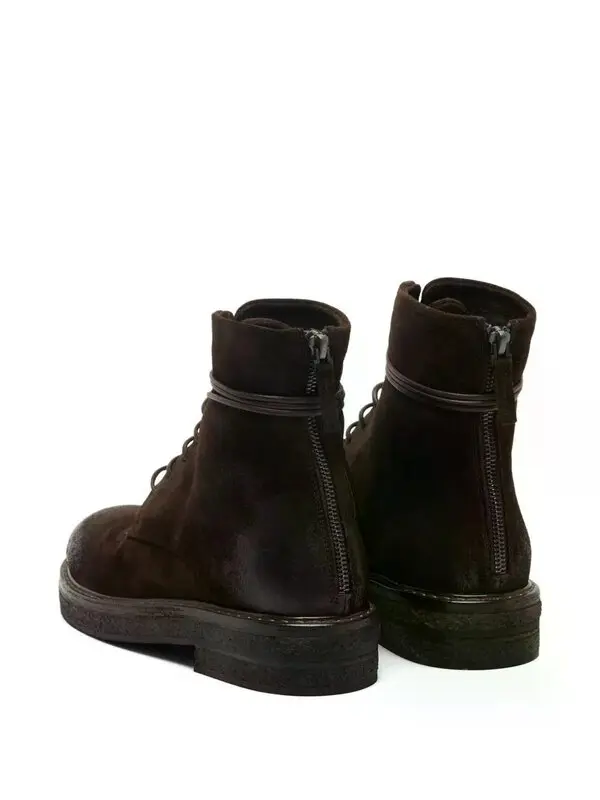 Marsèll Parrucca Lace-up Zip Boots - Brown