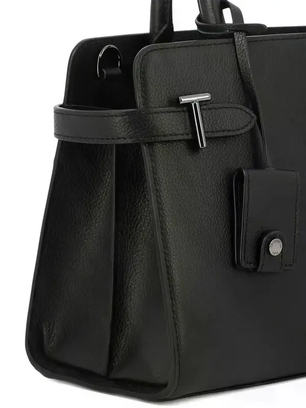 LE TANNEUR Medium Emilie Tote Bag - Black