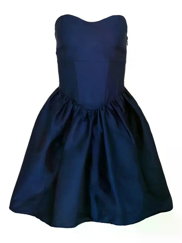 Azeeza Naina Strapless Mini Dress - Blue