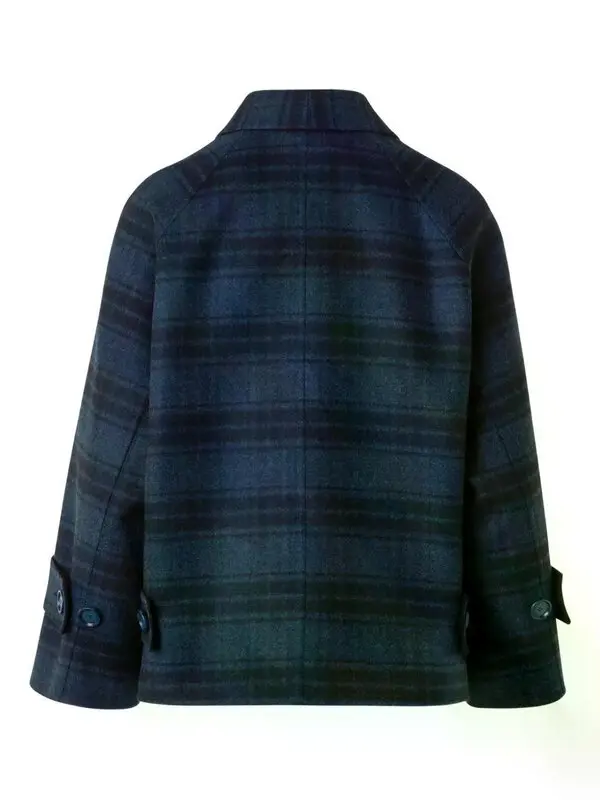 Akris Buttoned Plaid Jacket