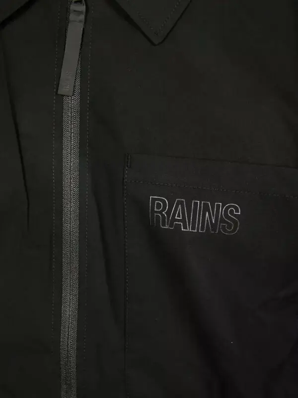 Rains Logo-detail Shirt Jacket