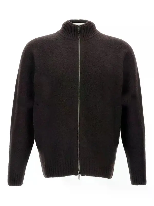 DRUMOHR High-neck Zip-up Sweater