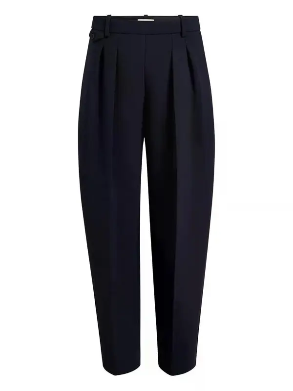 Khaite Button-detailed Pleated Trousers