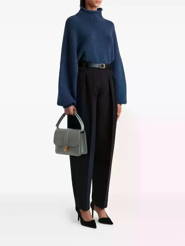 Khaite Button-detailed Pleated Trousers